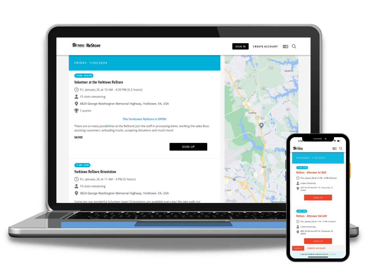 Create Volunteer Opportunity Landing Pages with VolunteerHub
