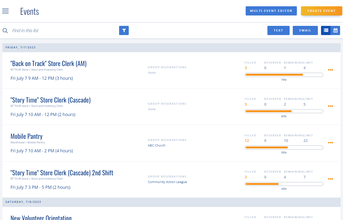 Access an Intuitive Volunteer Database with VolunteerHub